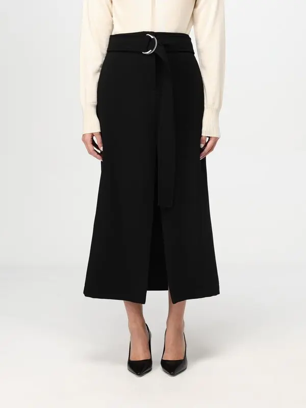 Liviana Conti Belted Midi Skirt