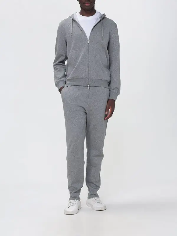 Brunello Cucinelli Wool And Silk Drawstring Jogging Trousers