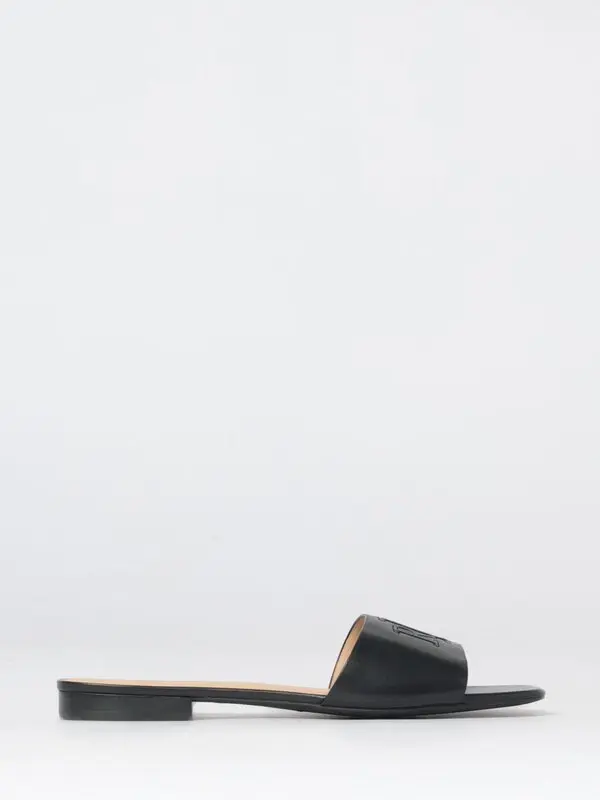 Ralph Lauren Everley Mule Sandals - Black