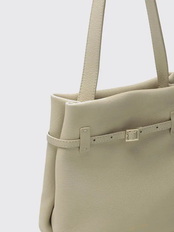 Manu Atelier Grained Calfskin Shoulder Bag