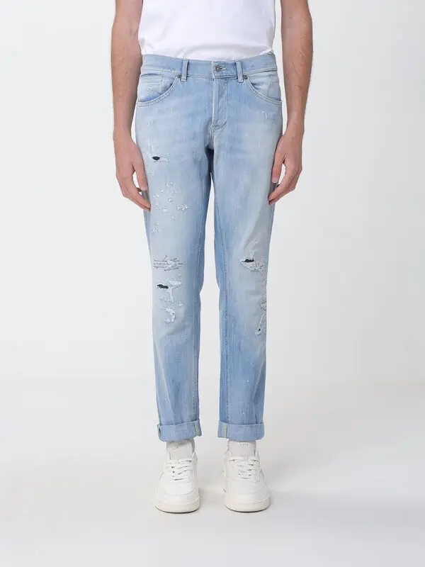 DONDUP Distressed Denim Slim Fit Jeans