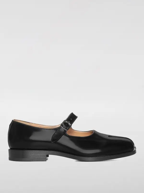 MAISON MARGIELA Tabi Mary Jane Flats - Black