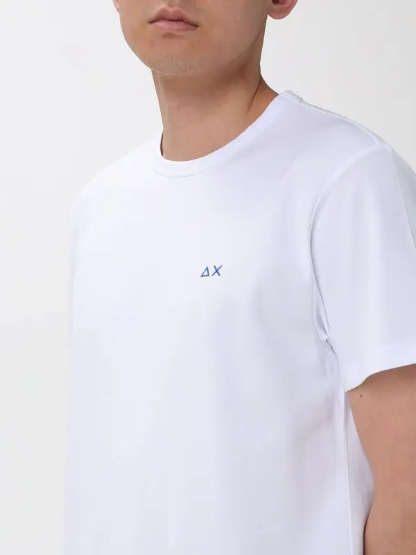 SUN 68 Basic Cotton T-shirt - White