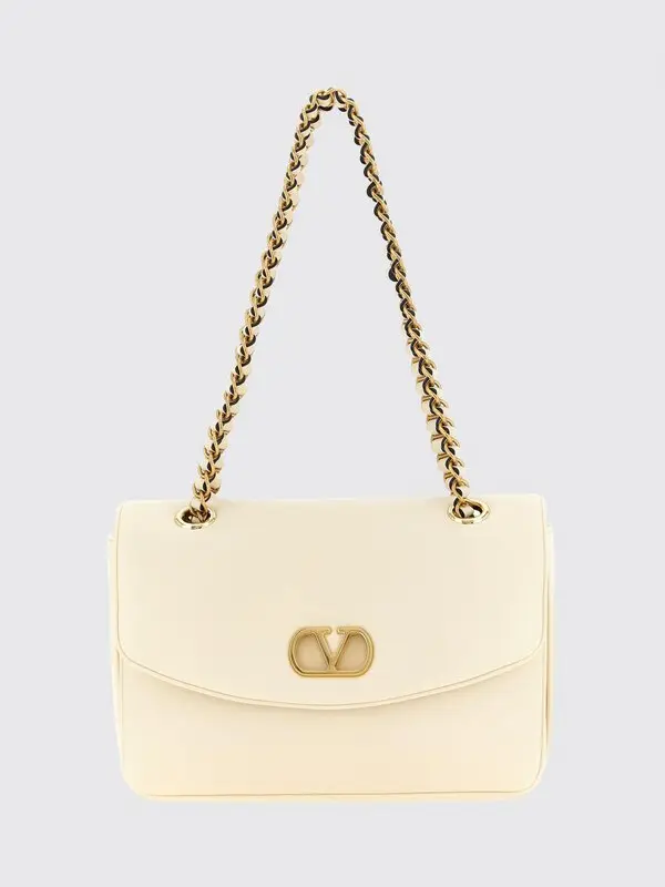 Valentino Garavani Djuna Nappa Leather Bag - Butter