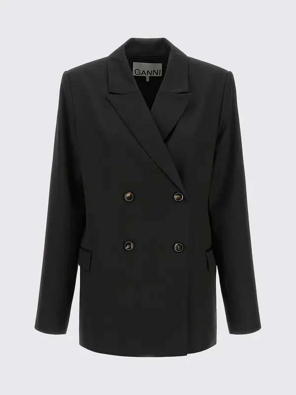 GANNI Double Breasted Blazer