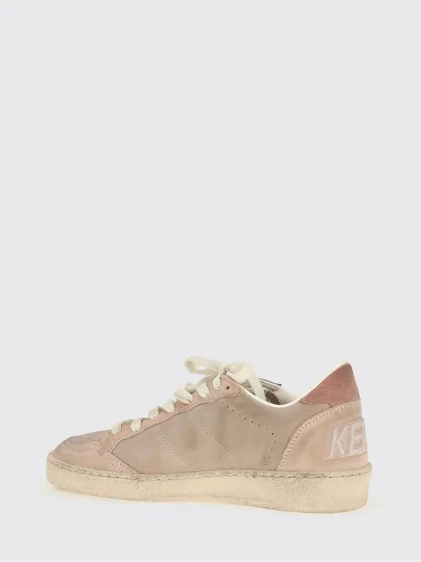 GOLDEN GOOSE Ball Star Suede Sneakers With Glitter Logo