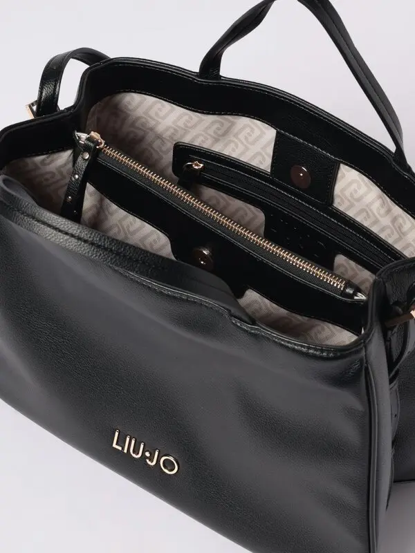 Liu Jo Arezu Synthetic Leather Bag - Black