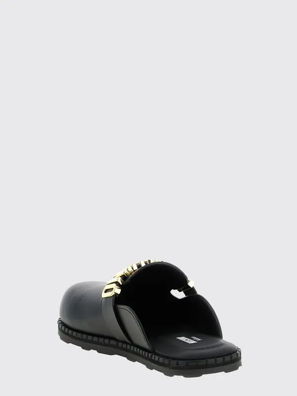 Moschino Leather Mules