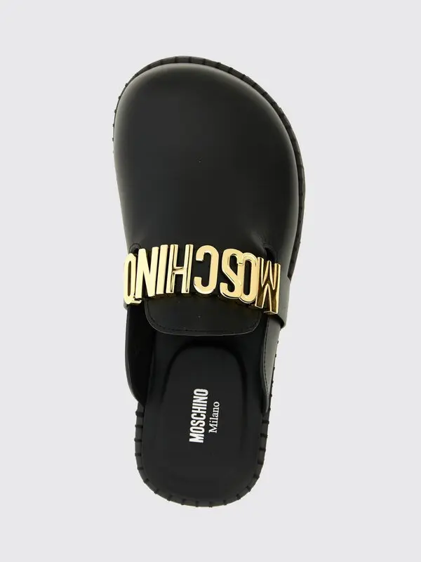 Moschino Leather Mules