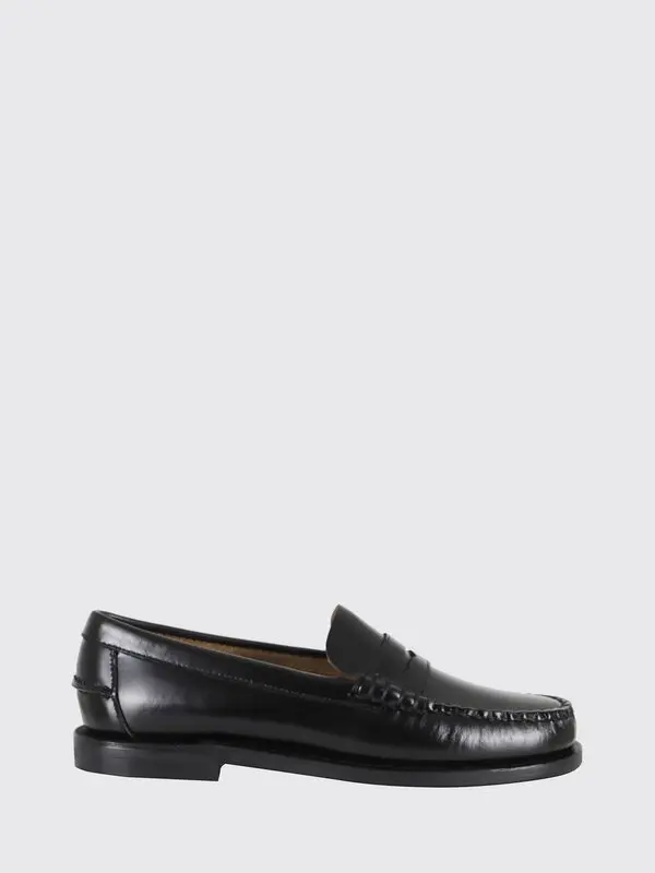SEBAGO Classic Dan Brushed Leather Loafers - Black