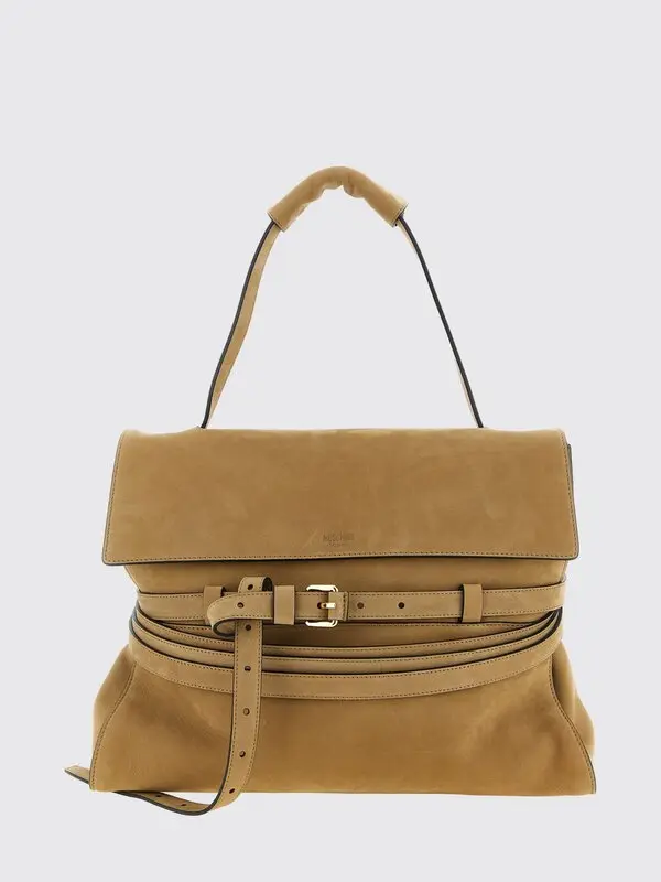 Moschino Tie Me Suede Bag