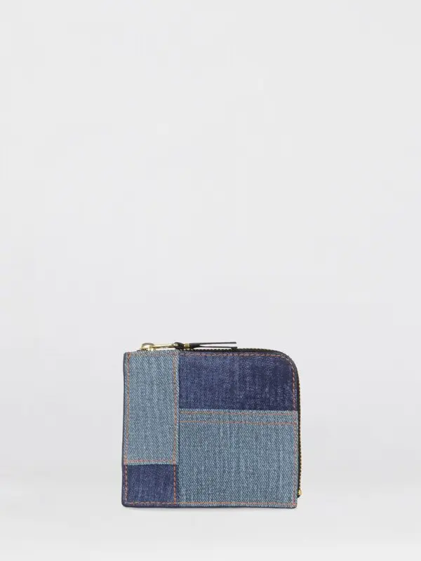 Comme Des Garçons Denim Wallet - Blue