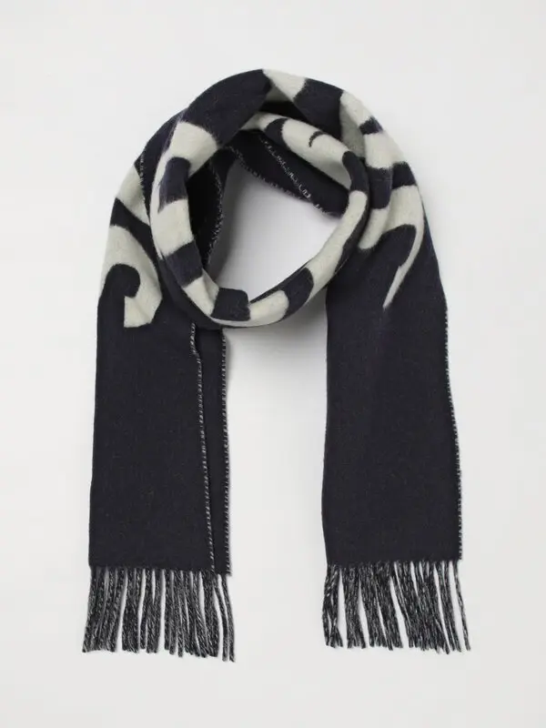 Jacquemus Wool Scarf With Macro Logo