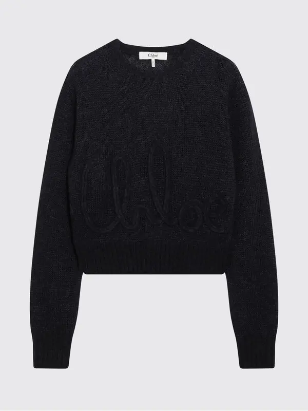 Chloé Wool And Silk Crewneck Pullover