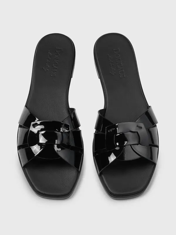 DOUCAL'S Flat Sandals - Black
