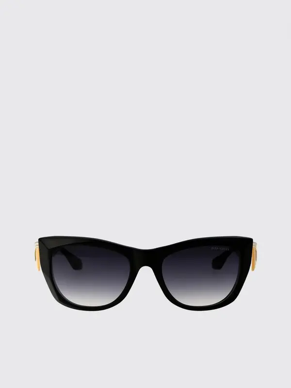 Dita Cat Eye Sunglasses With Gold Detail