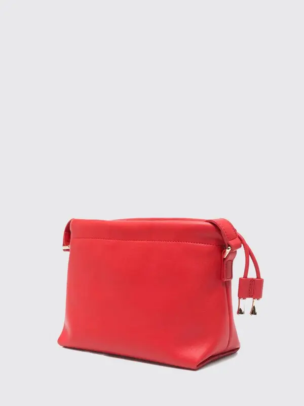 A.p.c. Ninon Mini Synthetic Leather Crossbody Bag With Drawstring Closure - Red