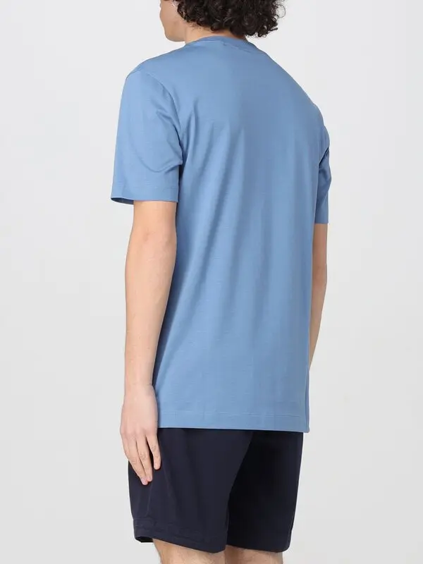 BOSS Basic Cotton T-shirt - Gnawed Blue