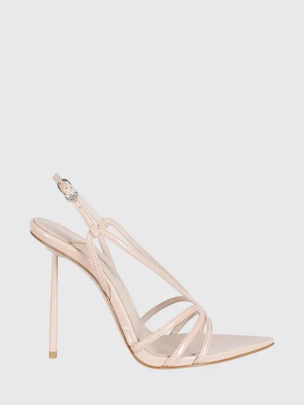 LE SILLA Patent Leather Slingback Stiletto Sandals