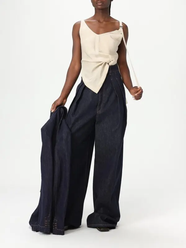 Sportmax V-neck Spaghetti Strap Top