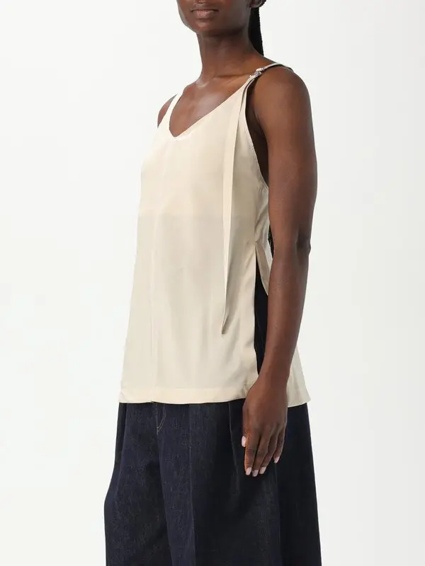 Sportmax V-neck Spaghetti Strap Top