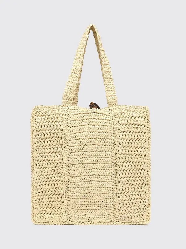 GIANNI CHIARINI Nefeli Crochet Raffia Bag