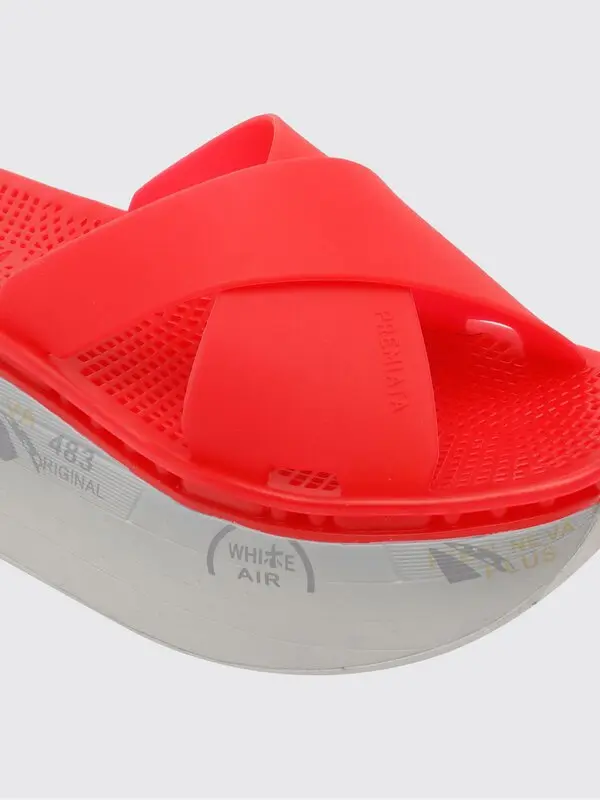 Premiata Moura Rubber Mules - Red