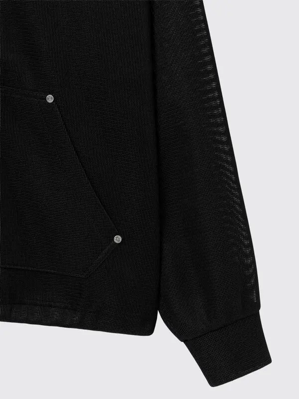 WOOYOUNGMI Textured Full Zip Hoodie