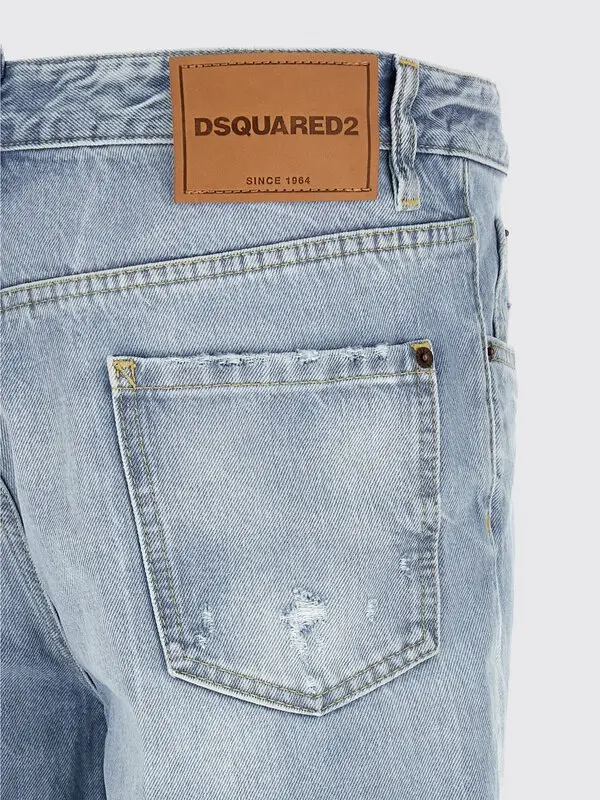 Dsquared2 Slim Fit Cotton Denim Jeans
