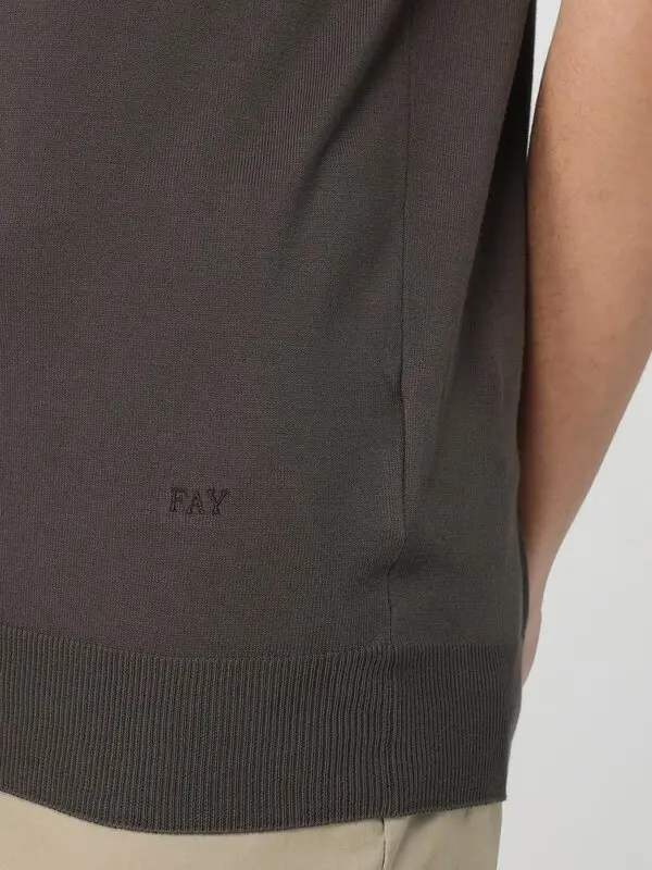 FAY Polo Shirt Colour - Brown