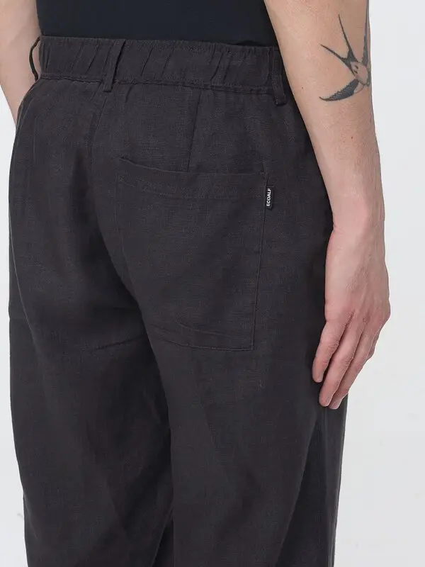 ECOALF Organic Linen Trousers - Black