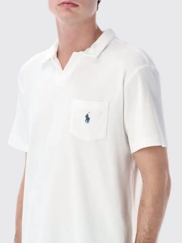 Polo Ralph Lauren Cotton Blend Polo Shirt - White