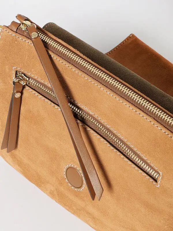 GIANNI CHIARINI Suede Crossbody Bag