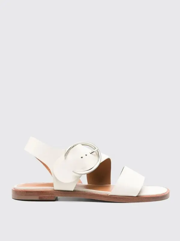 Clergerie Flat Sandals - White