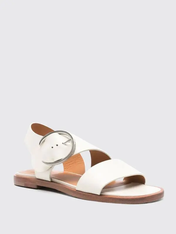 Clergerie Flat Sandals - White