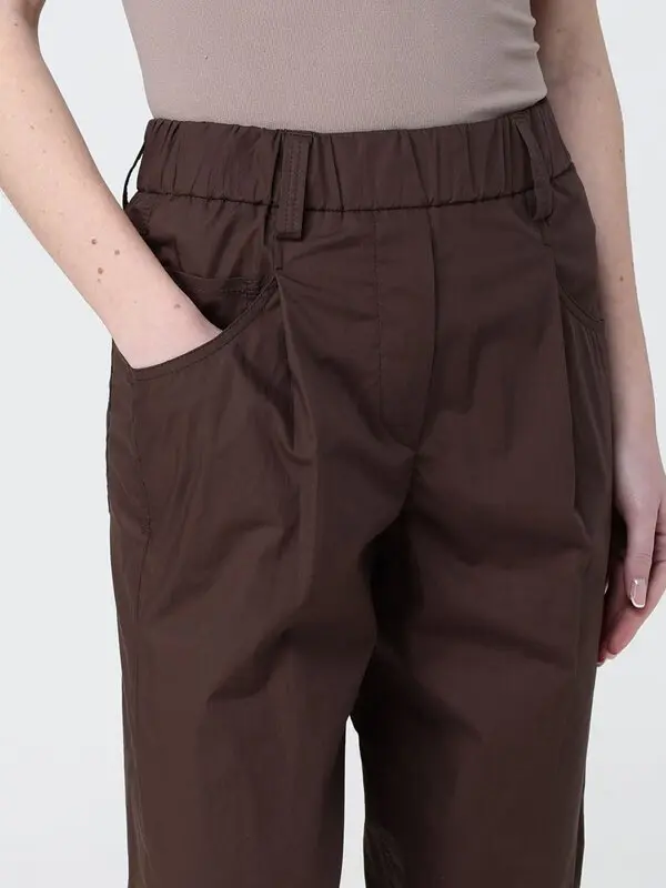 Brunello Cucinelli Slim Fit Cotton Trousers