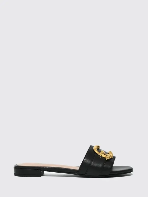 COCCINELLE C-me Leather Mules - Black