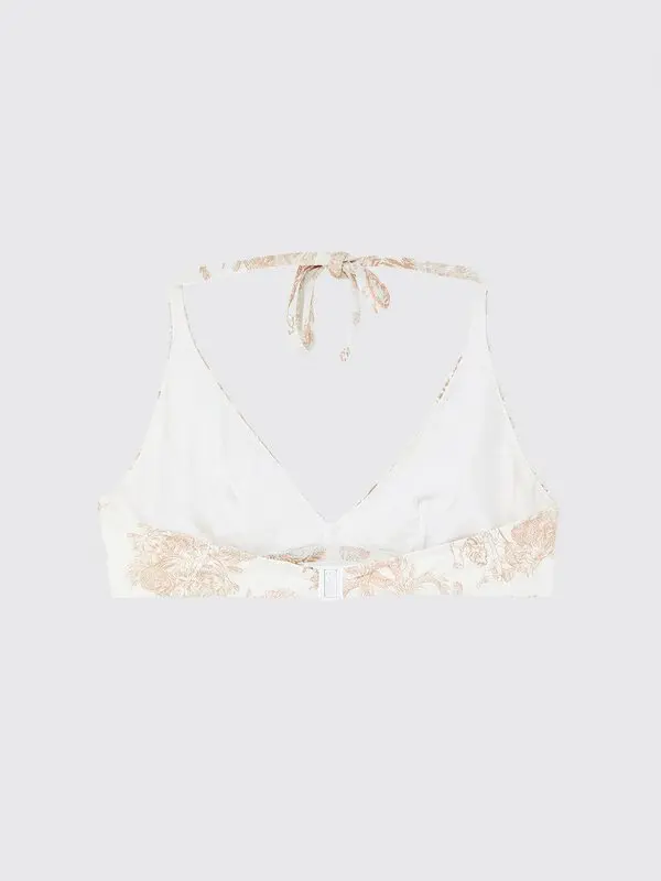 MC2 SAINT BARTH Tropical Print Bikini Top
