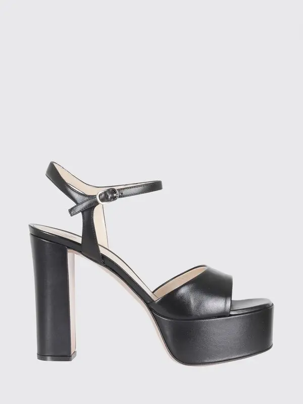 Roberto Festa Addis Laminated Leather Heeled Sandals