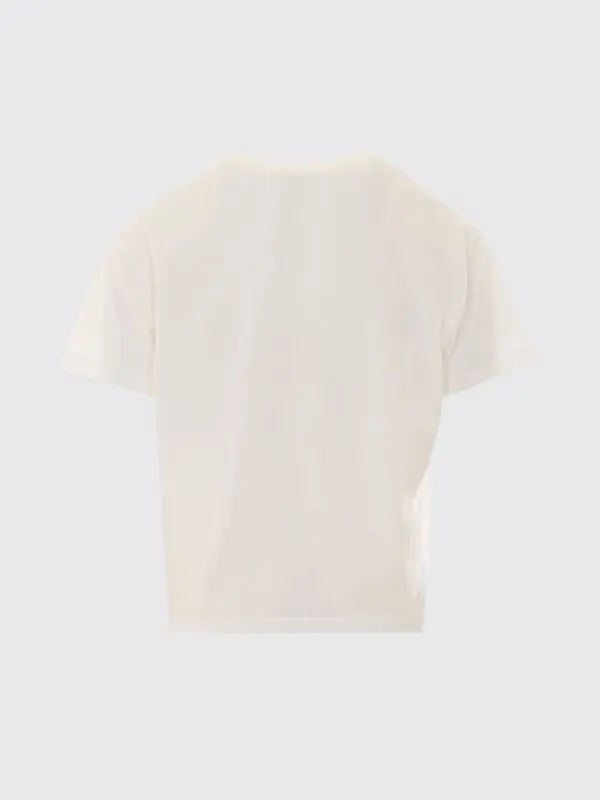 A.p.c. Crewneck Cotton T-shirt With Contrasting Printed Logo - White