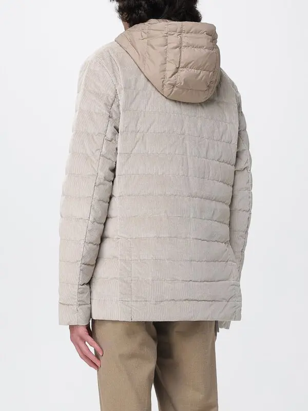 MASON'S Quilted Corduroy Jacket With Notched Lapel