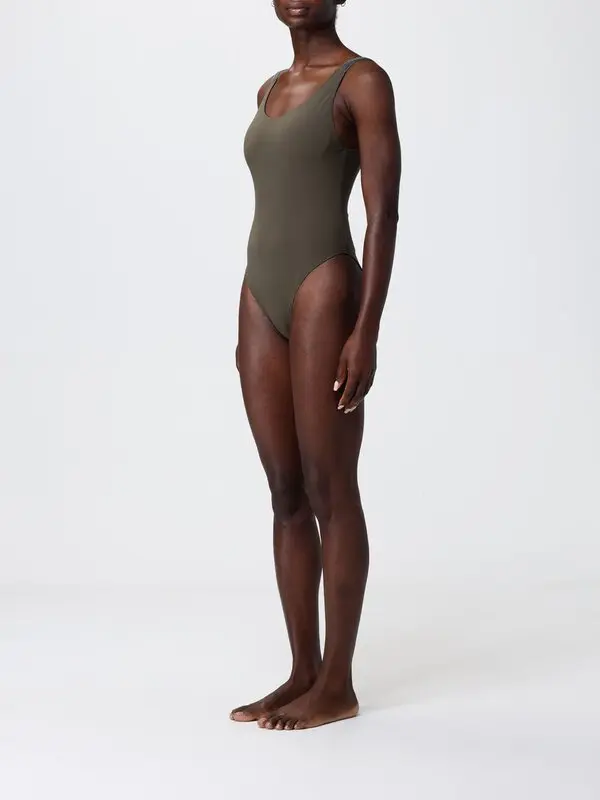 Brunello Cucinelli Technical Fabric One-piece Swimsuit - Green