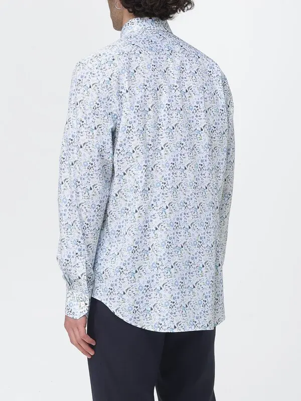Paul Smith Cotton Shirt With Floral Print