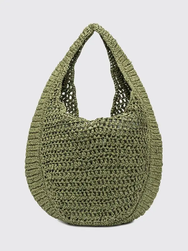 GIANNI CHIARINI Nefeli Crochet Raffia Hobo Bag