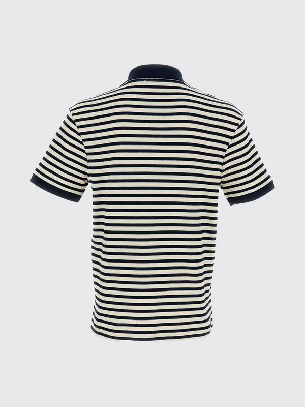 Alexander McQueen Striped Cotton Polo Shirt