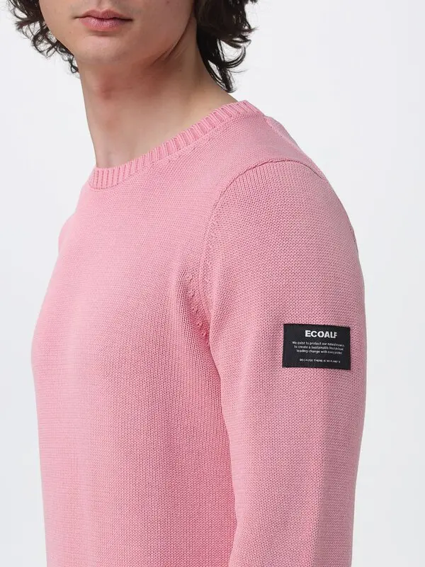 ECOALF Recycled Cotton Crew Neck Pullover - Pink