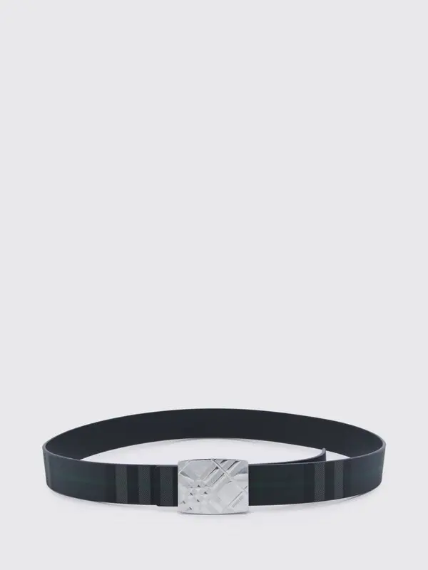 Burberry Reversible Check Leather Belt
