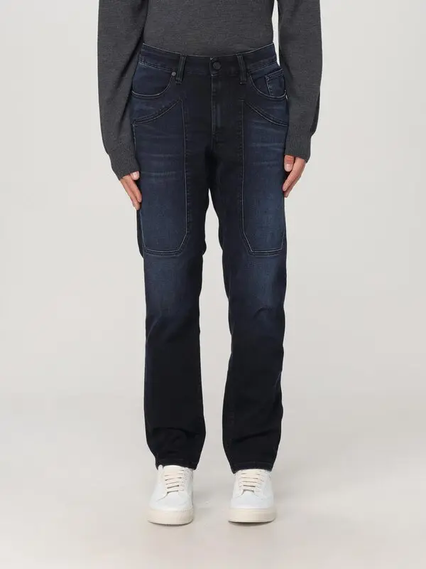 JECKERSON Dark Wash Straight Leg Jeans