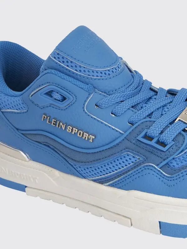 PLEIN SPORT Apollo-1 Mesh And Polyester Sneakers - Turquoise