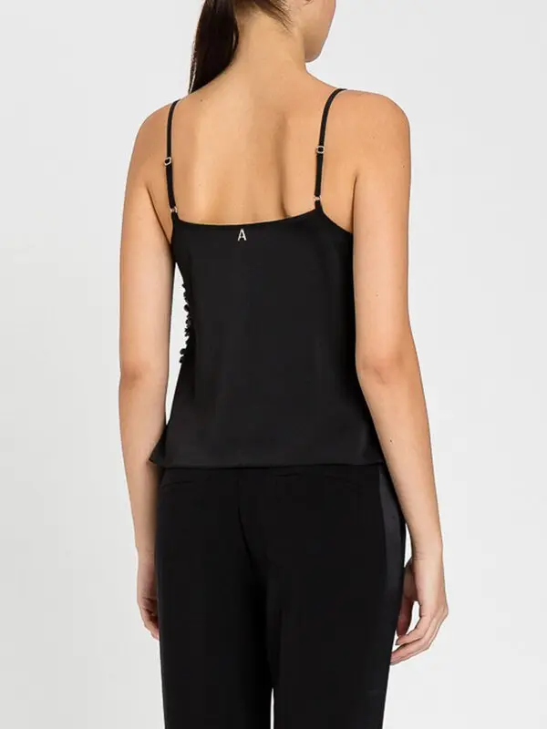 TWINSET Crêpe Top With Flowers